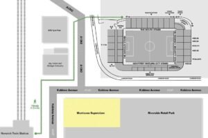Carrow Road Stadium Seating Plan 2026,Parking Map, Events 2026
