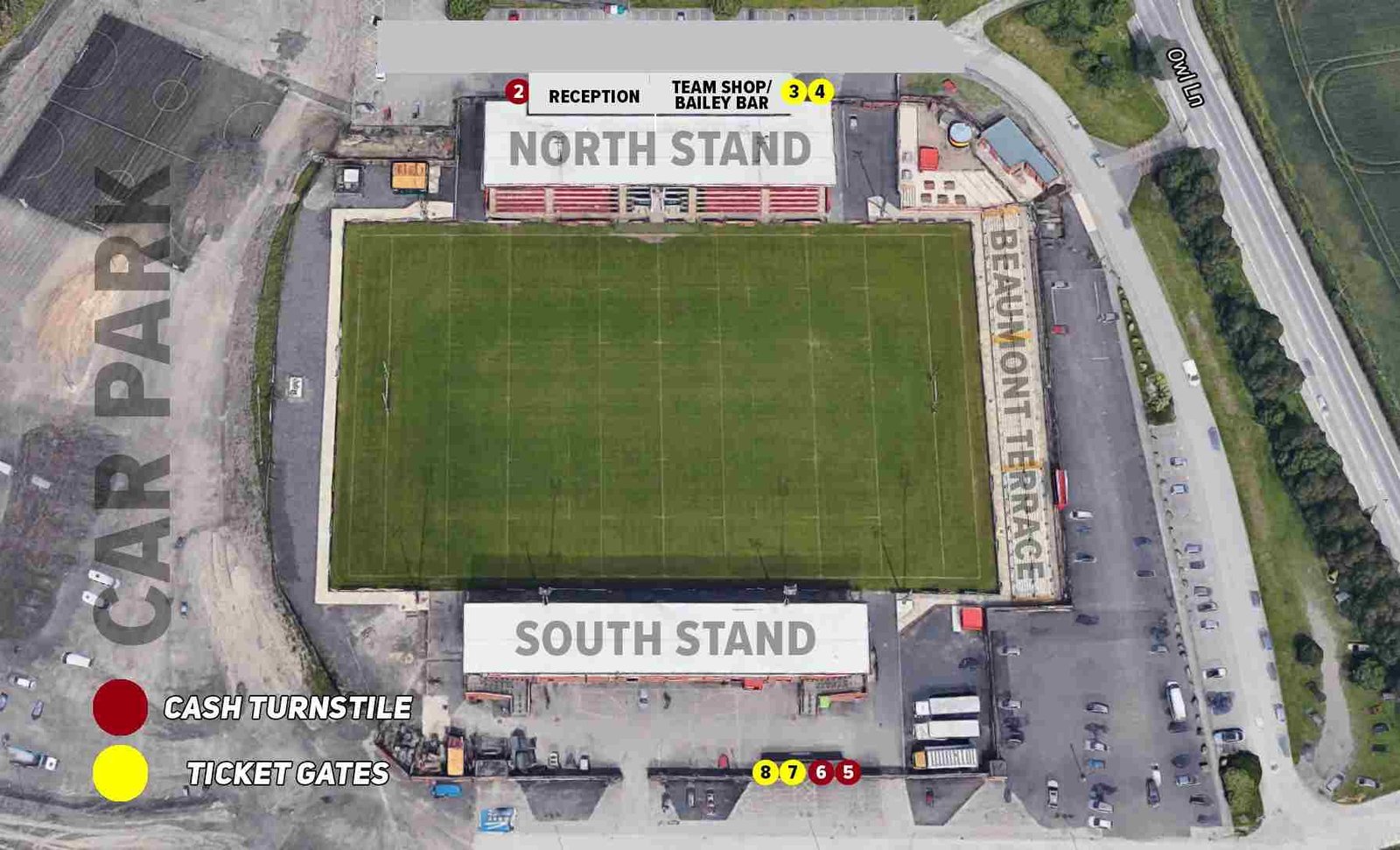 Odsal Stadium Seating Chart and Map, Ticket Price, Booking, Parking Map