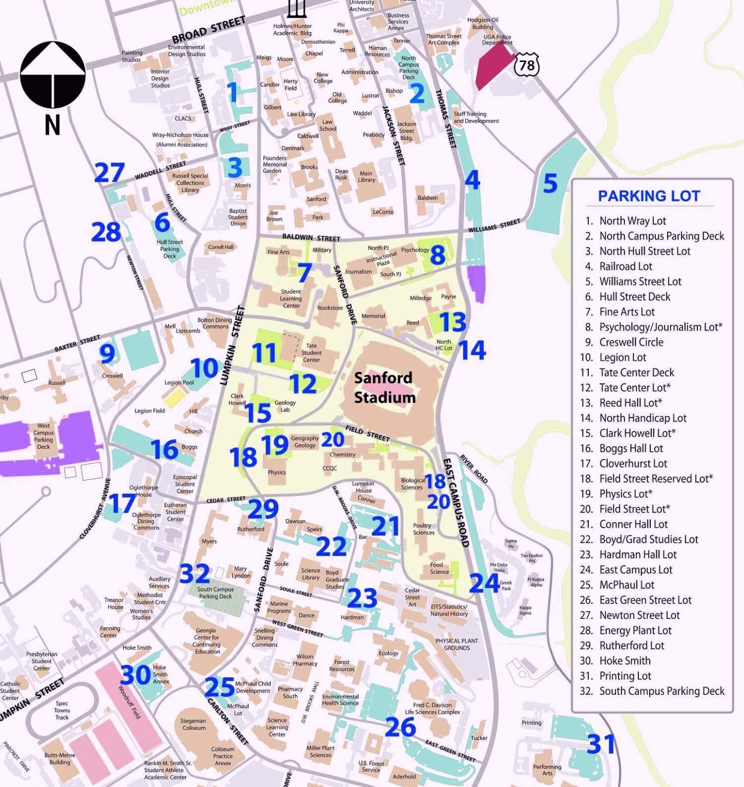 Sanford Stadium Seating Plan, Ticket Price, Booking, Parking Map