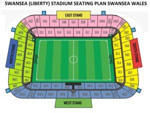 Swansea Stadium Seating Chart, Parking Map,Ticket Price,Booking