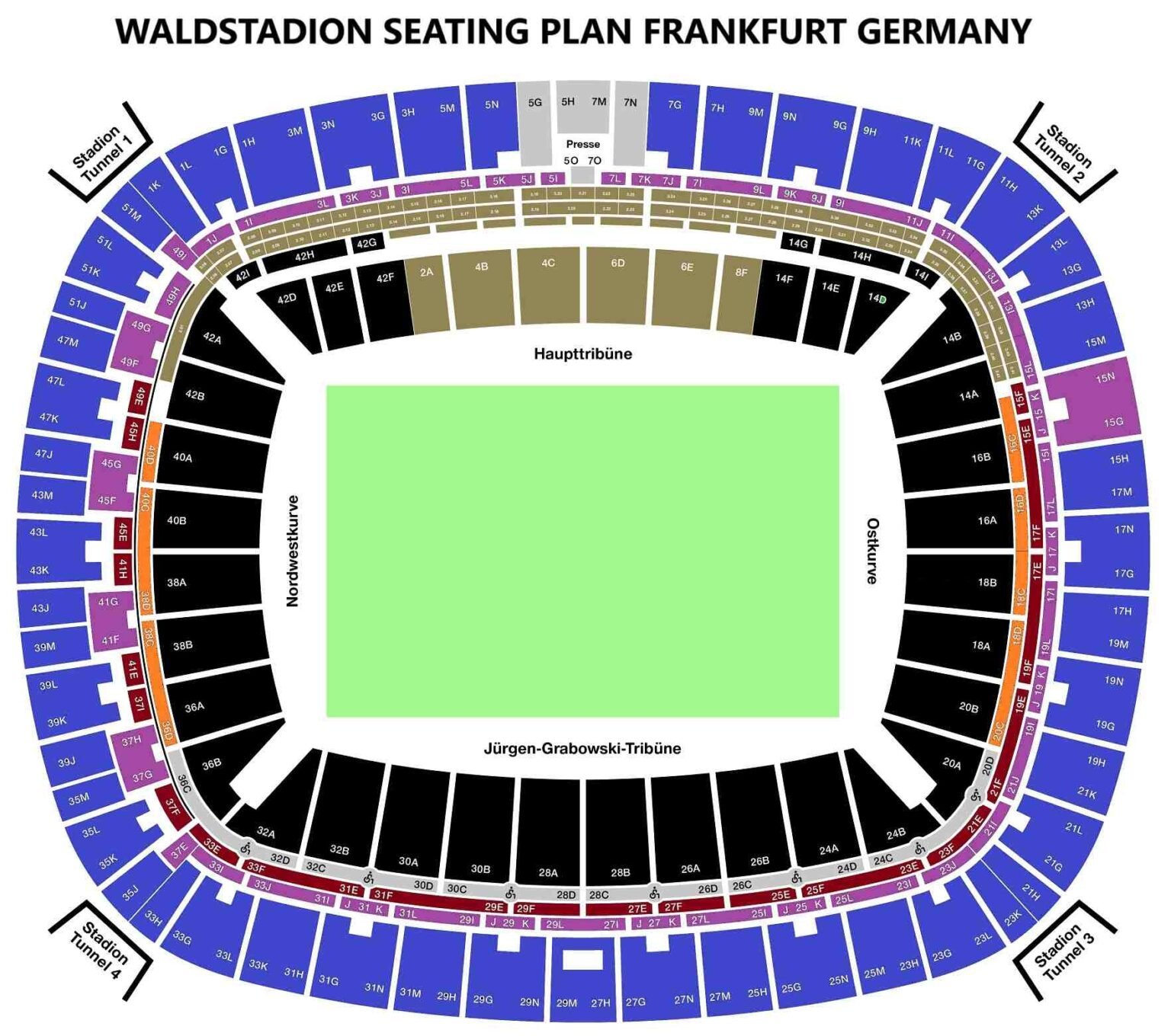 Waldstadion Seating Chart, Parking Map,Ticket Price,Ticket Booking