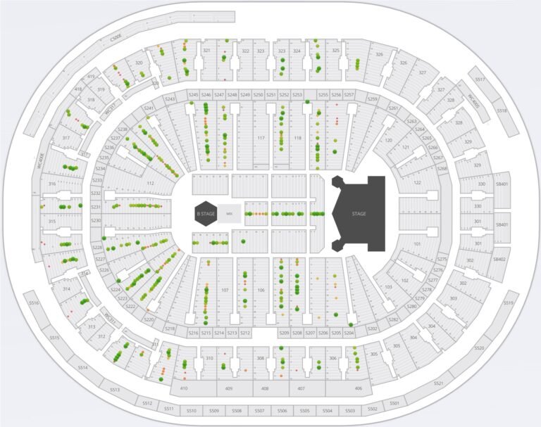 Rogers Arena Seating Map with Seat Numbers, Parking Map, Events 2026