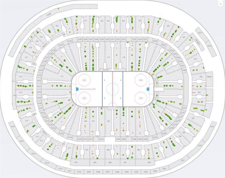 Rogers Arena Seating Chart with Seat Numbers 2024, Parking, Tickets Price