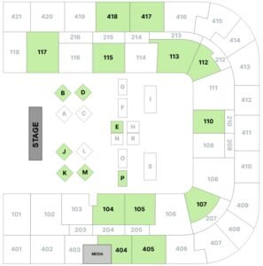 La Défense Arena Seating Plan with Seat Number, La Défense Arena Seat Map
