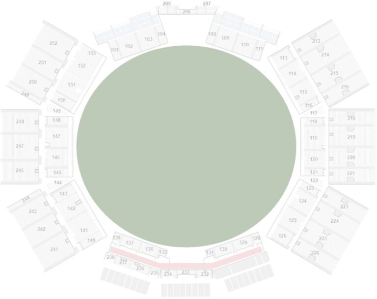 Nassau Cricket Stadium Seating Chart with Seat Numbers, NYC Stadium WC ...